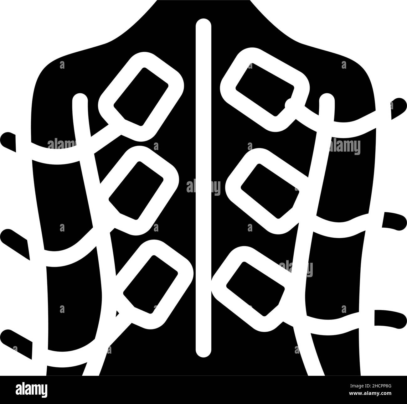 stimulation therapy glyph icon vector illustration Stock Vector Image ...