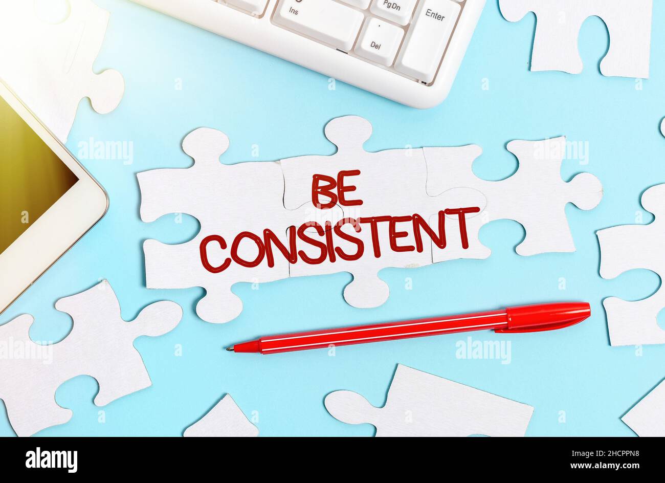 Conceptual display Be Consistent. Word for Uniform Persistent Firm ...