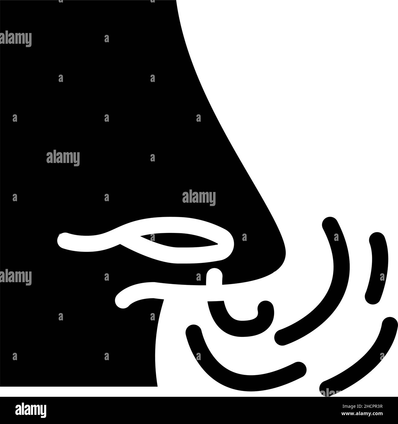 breath meditation glyph icon vector illustration Stock Vector Image ...