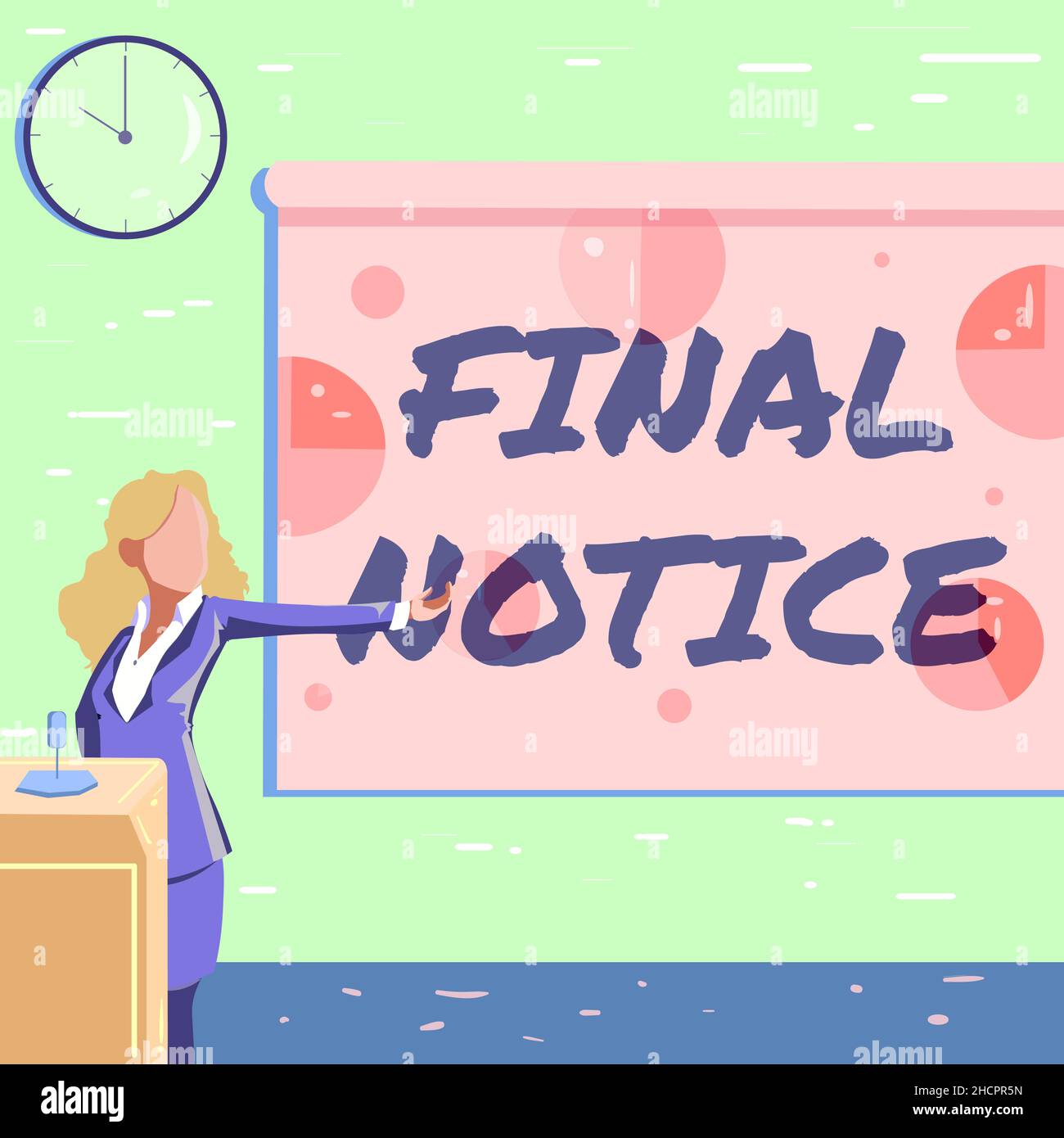 Text caption presenting Final Notice. Business showcase Formal ... Text caption presenting Final Notice. Business showcase Formal ...