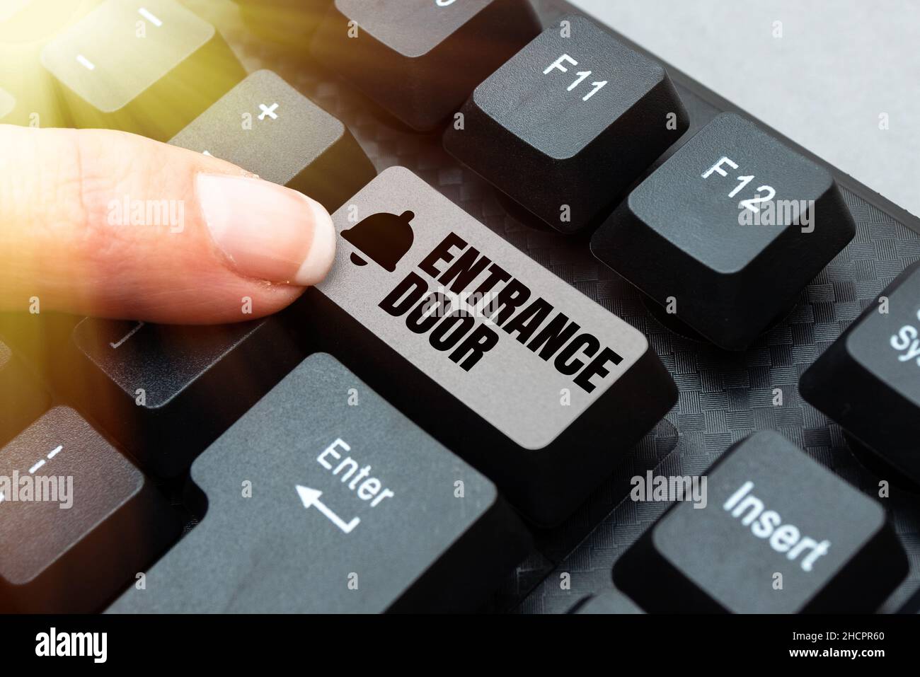 Text sign showing Entrance Door. Business overview Way in Doorway Gate ...