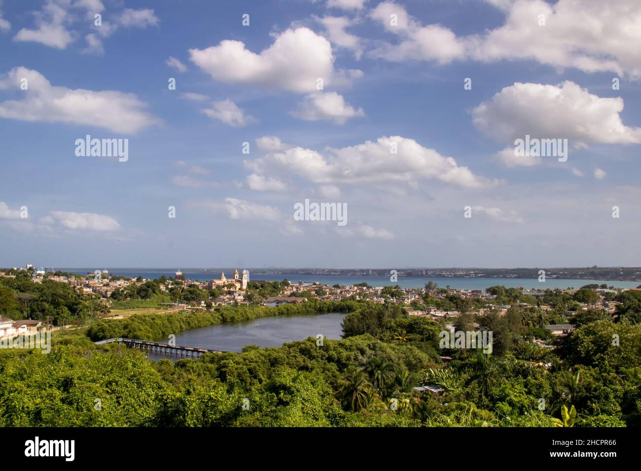 Beautiful scenery of the Bay of Matanzas in Cuba Stock Photo - Alamy