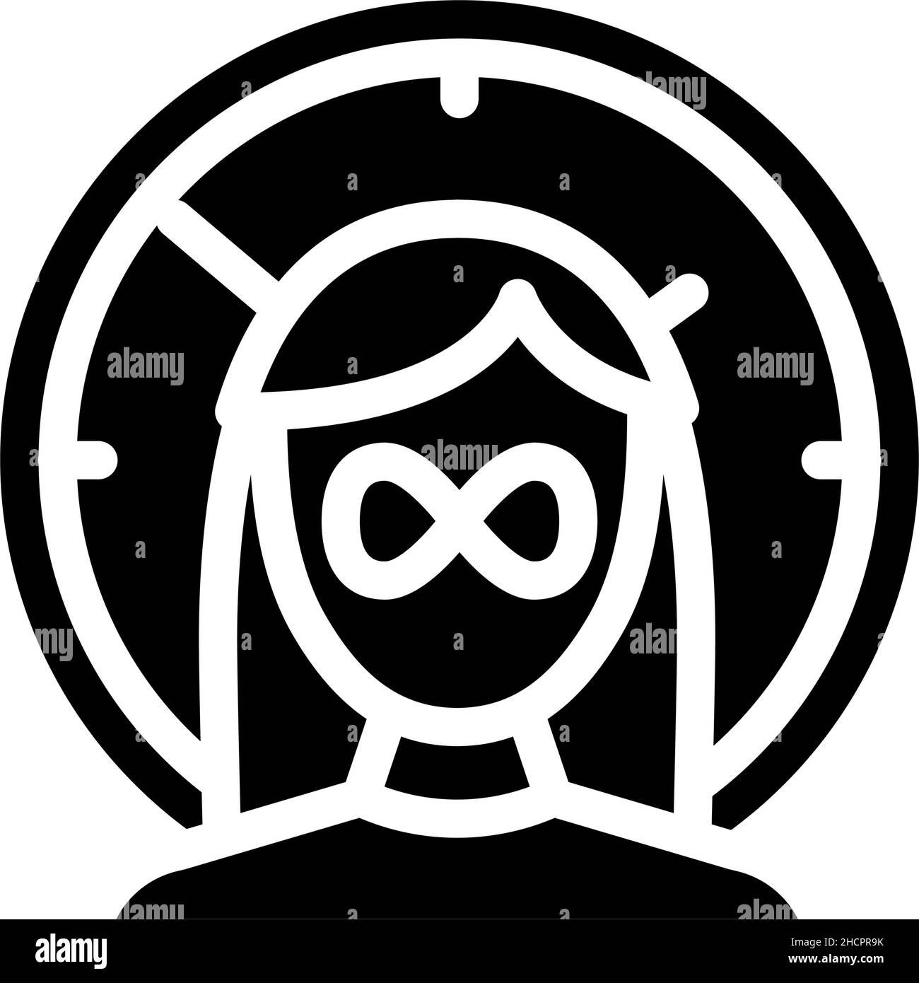 Relax therapy time glyph icon Cut Out Stock Images & Pictures - Alamy