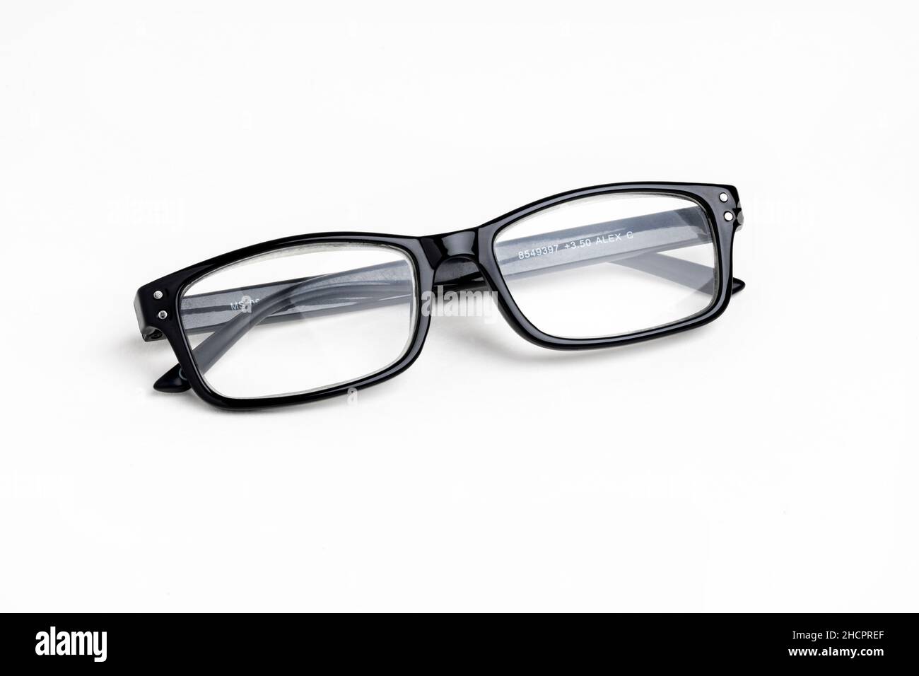 Black specs glass hi-res stock photography and images - Alamy