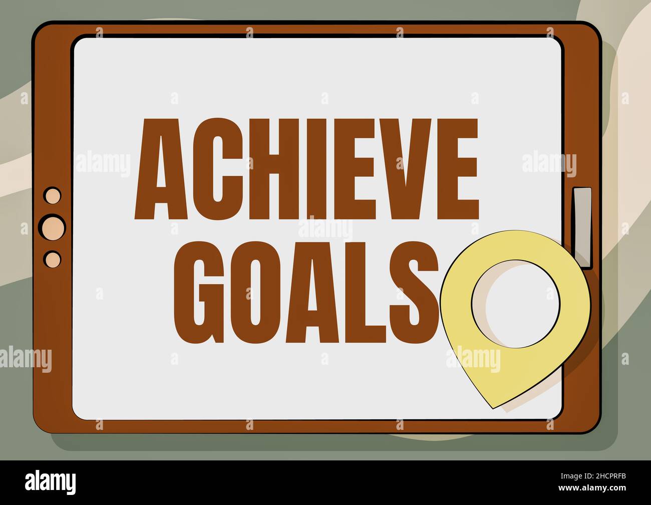 Inspiration showing sign Achieve Goals. Business concept Results ...
