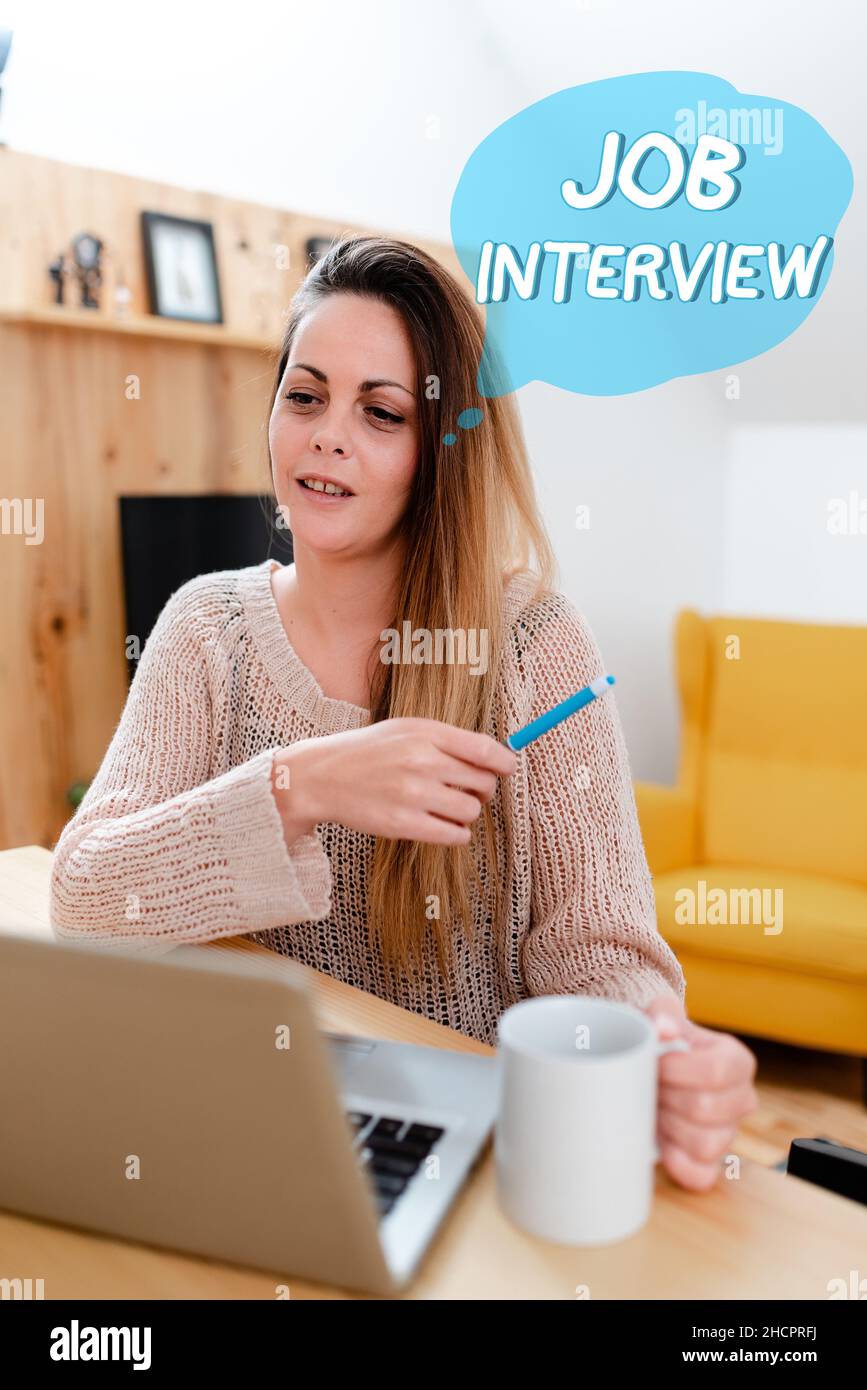 Writing displaying text Job Interview. Business showcase Assessment ... Writing displaying text Job Interview. Business showcase Assessment ...