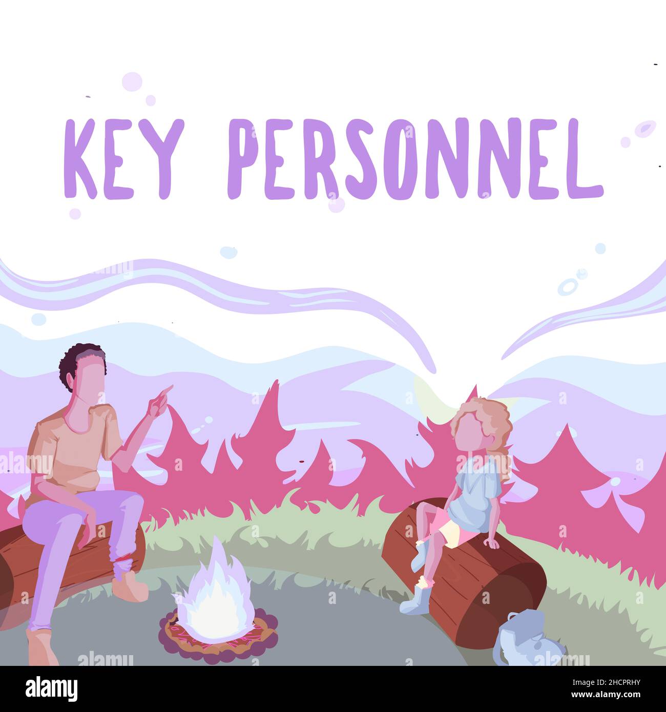 Hand writing sign Key Personnel. Concept meaning Program Directors ...