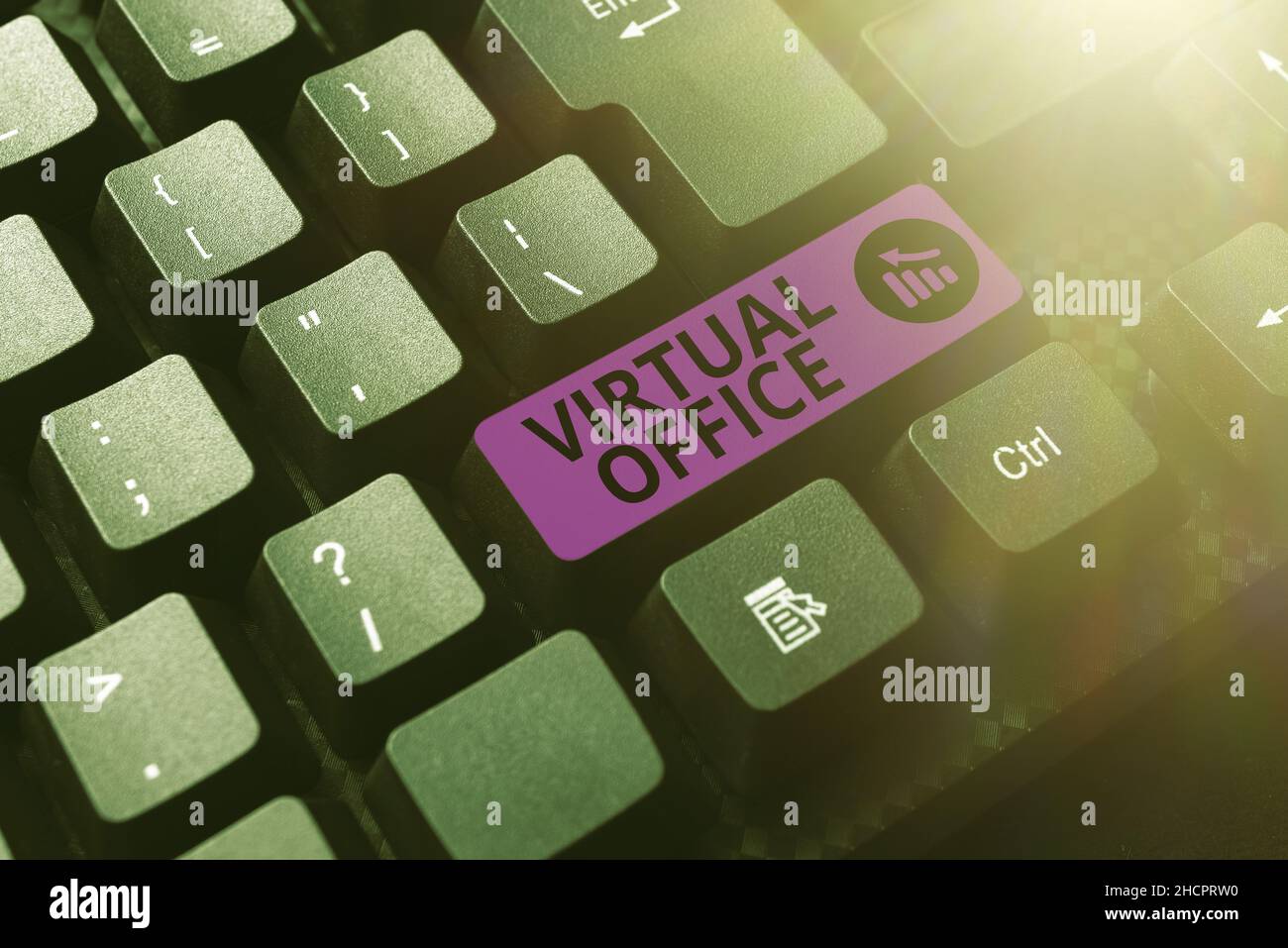 Text caption presenting Virtual Office. Word for operational domain of ... Text caption presenting Virtual Office. Word for operational domain of ...