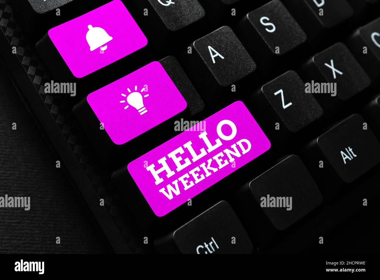 Writing displaying text Hello Weekend. Business approach Getaway ... Writing displaying text Hello Weekend. Business approach Getaway ...