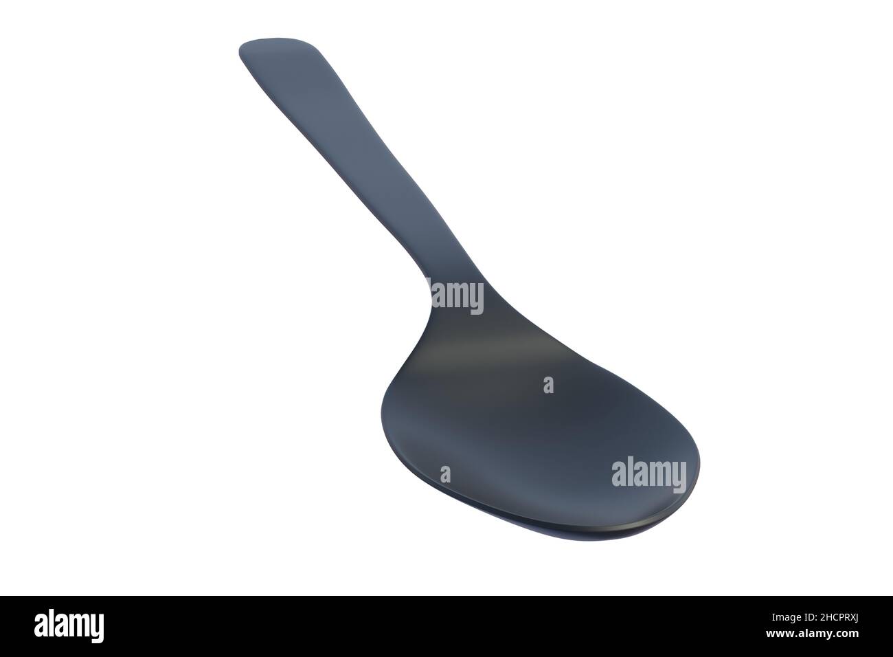 Spoon isolated on white background. 3d render Stock Photo - Alamy