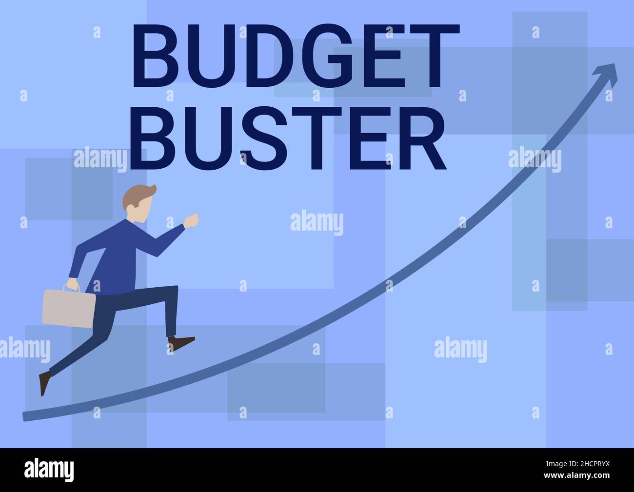 Hand writing sign Budget Buster. Business concept Carefree Spending ...