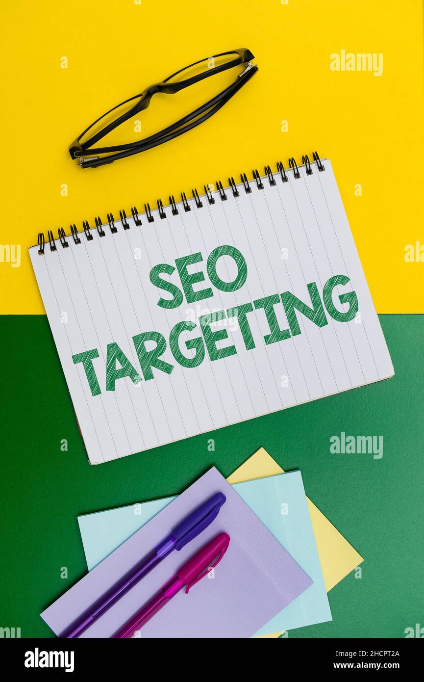 Conceptual caption Seo Targeting. Word for Specific Keywords for ...