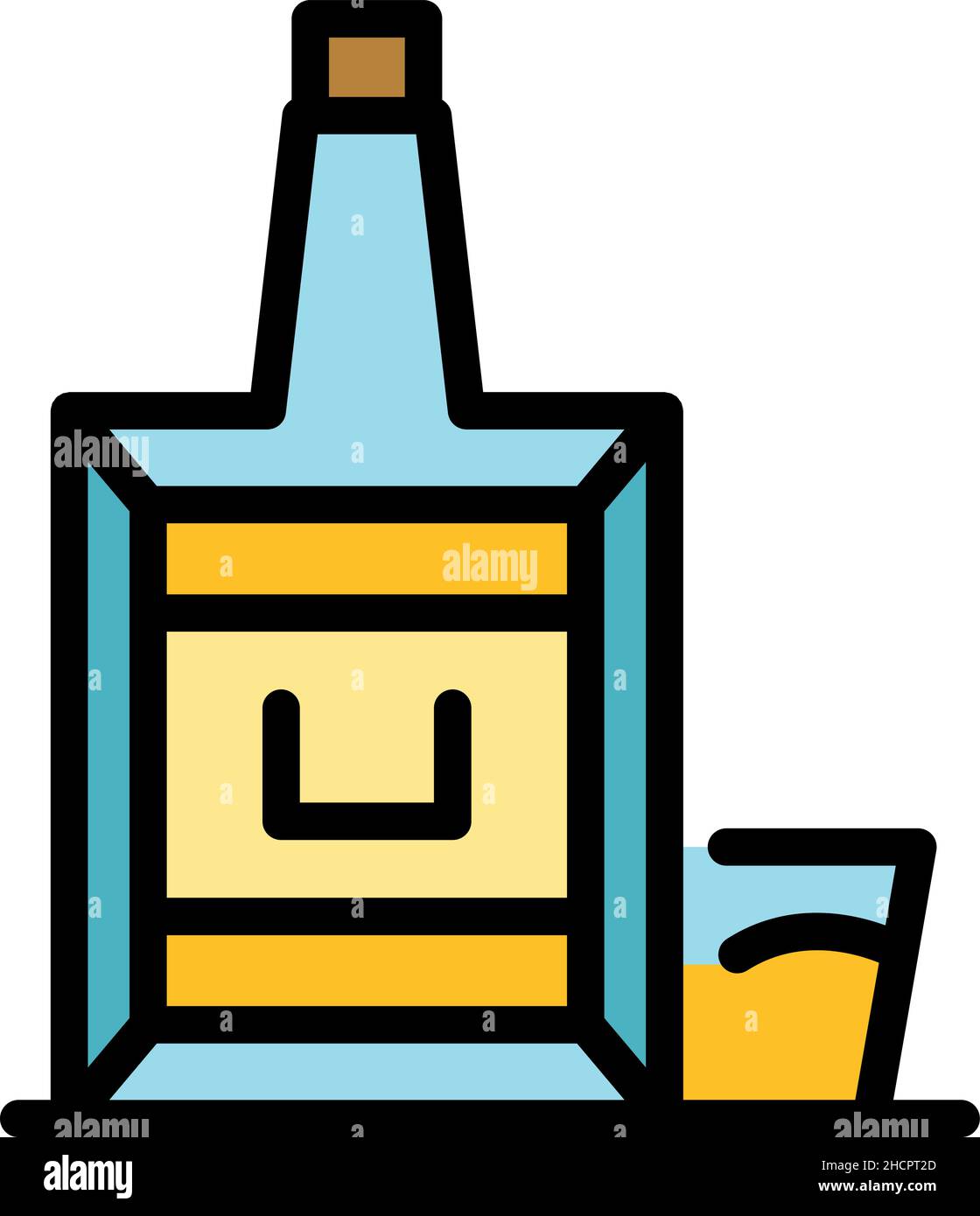 Old cognac poster Stock Vector Images - Alamy