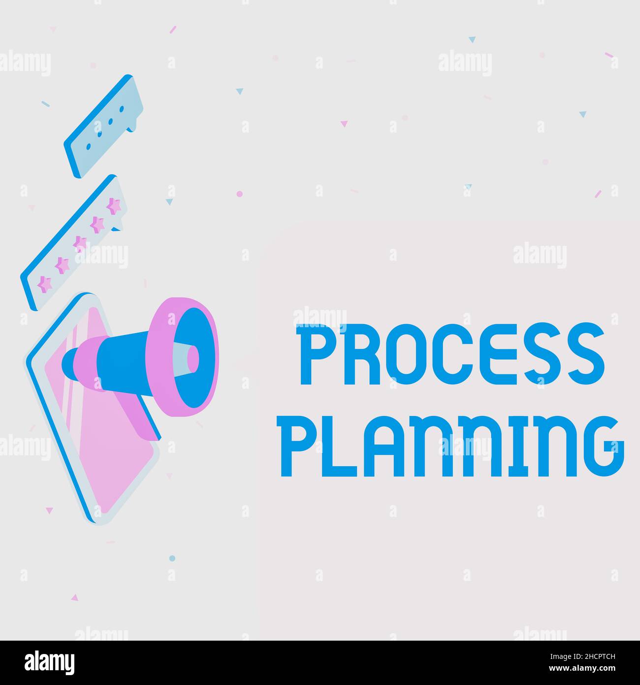 Sign displaying Process Planning. Business approach the development of ...