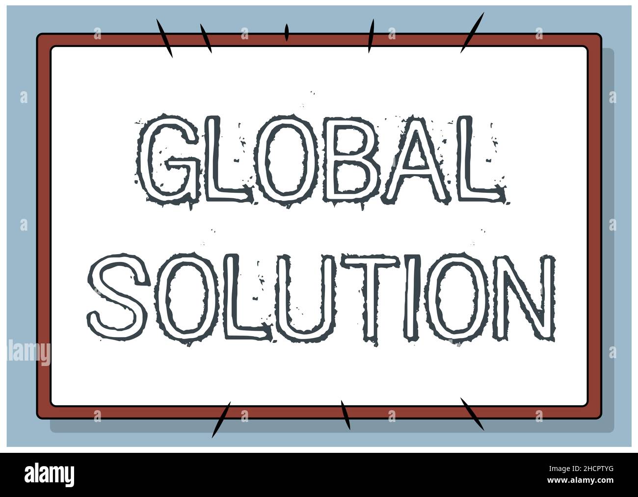 Hand writing sign Global Solution. Business approach prototypes that ...