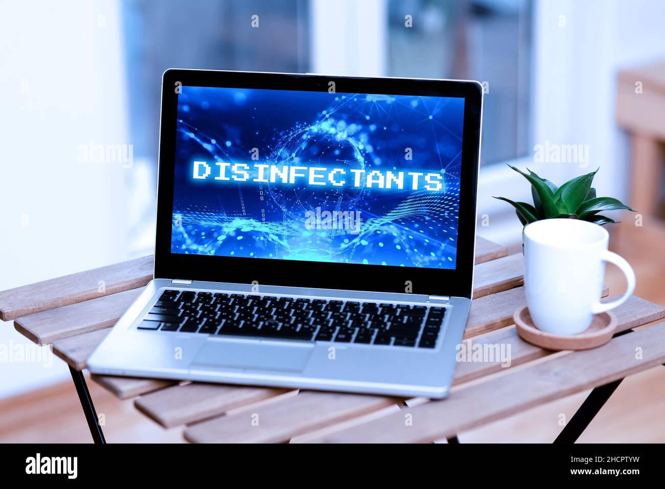 Handwriting text Disinfectants. Business overview chemical that destroy ...