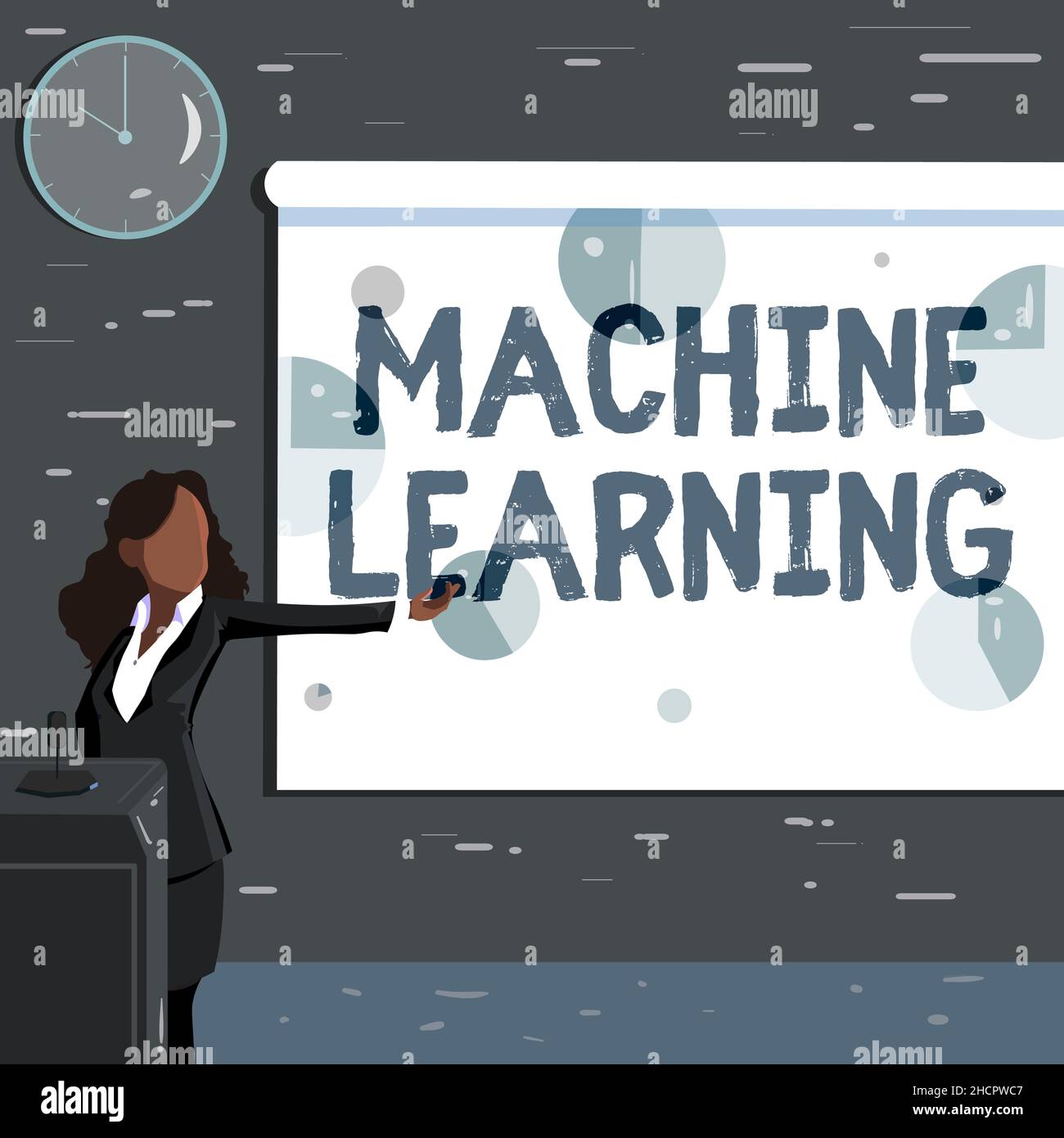 Conceptual display Machine Learning. Conceptual photo the concept that ...