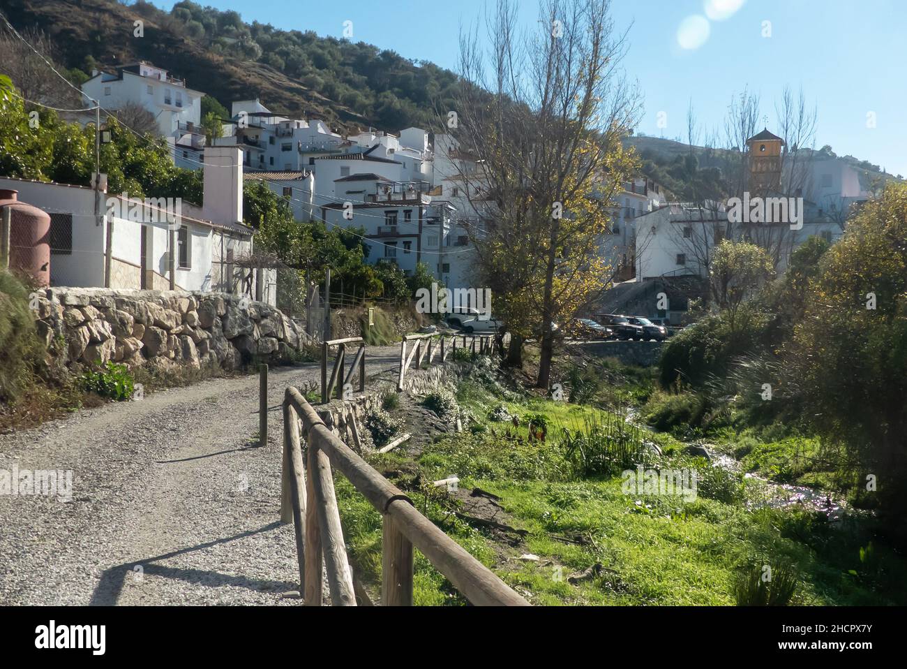 Archez in Spain: the village of Archez from the Ruta de los Molinos ...