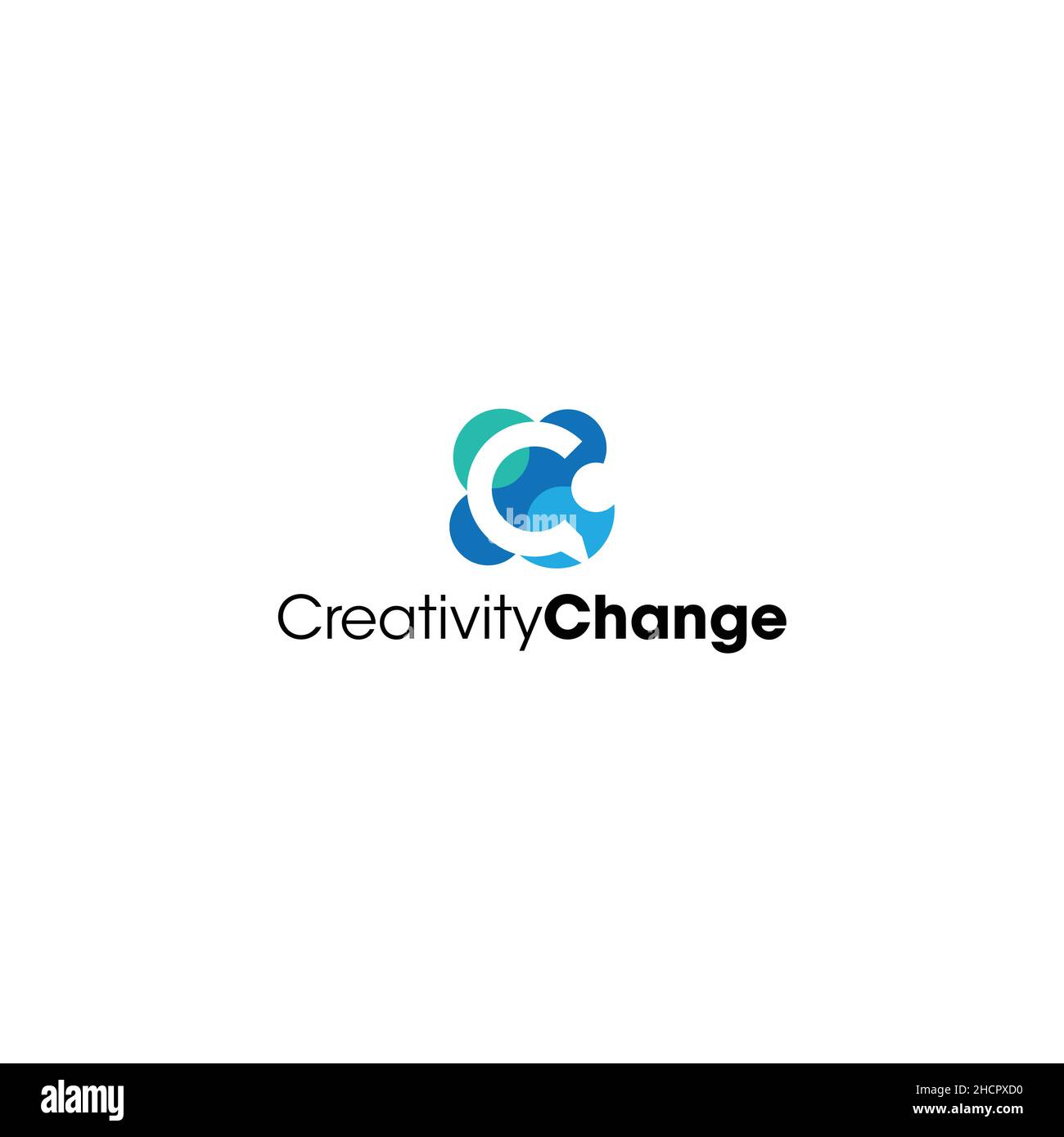 Modern initial C CREATIVITY CHANGE logo design Stock Vector Image & Art ...