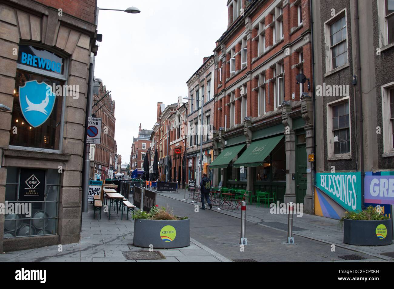 Views of Broad Street in Nottingham in the UK Stock Photo - Alamy