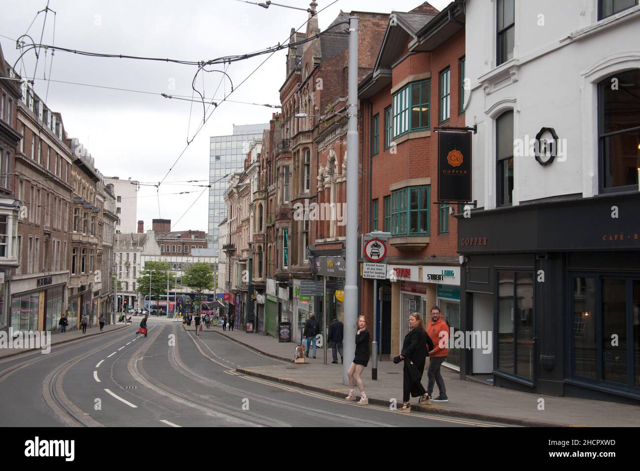 Views of Market Street in Nottingham in the UK Stock Photo - Alamy