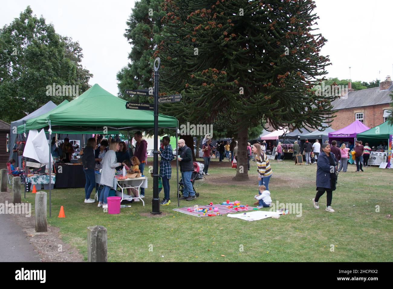 Ruddington Village Market in Nottinghamshire in the UK Stock Photo - Alamy