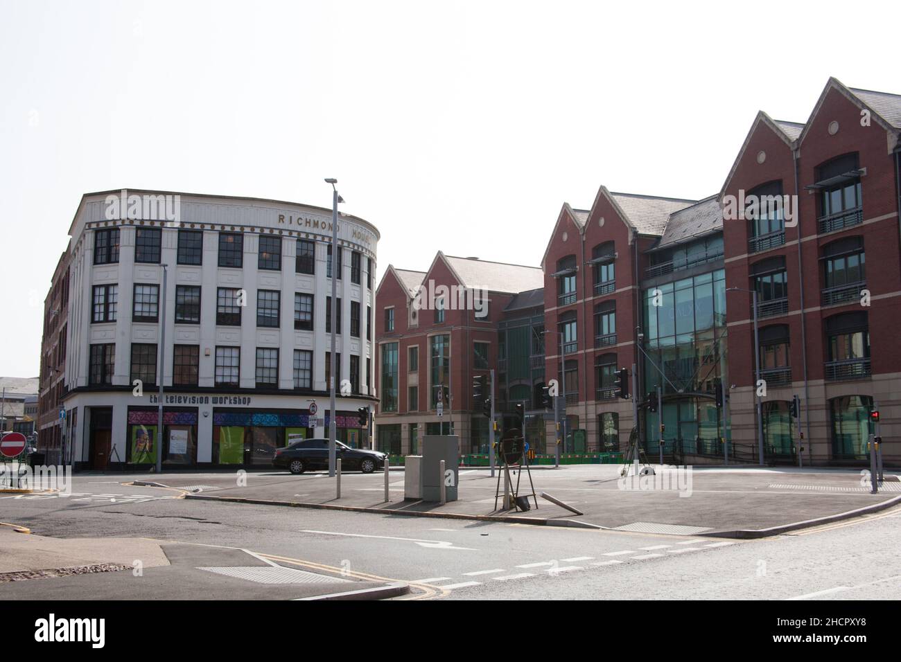 Buildings on Castle Boulevard in Nottingham in the UK Stock Photo - Alamy