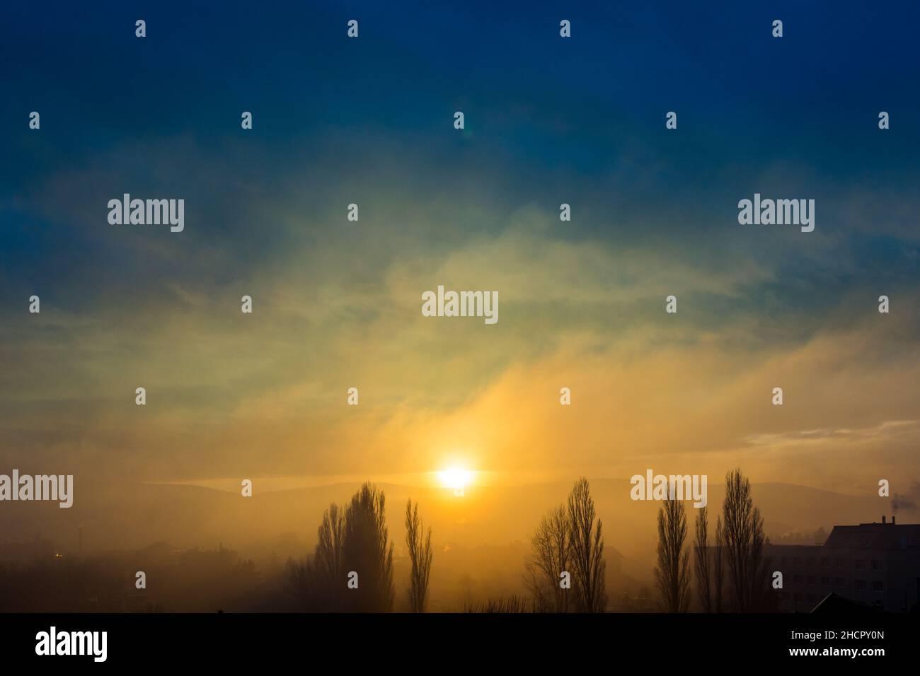 Through smog hi-res stock photography and images - Alamy