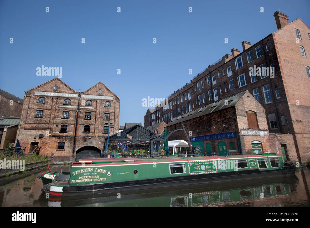 Views along the Nottingham and Beeston Canal in the UK Stock Photo - Alamy