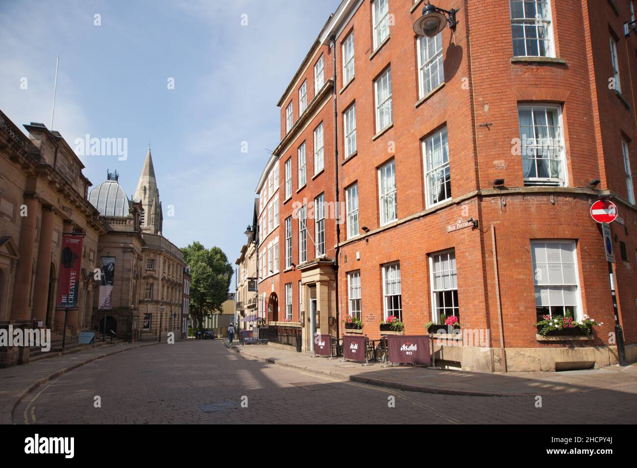 Views along High Pavement in Nottingham in the UK Stock Photo - Alamy