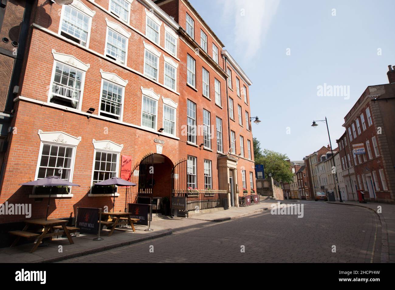 Views along High Pavement in Nottingham in the UK Stock Photo - Alamy