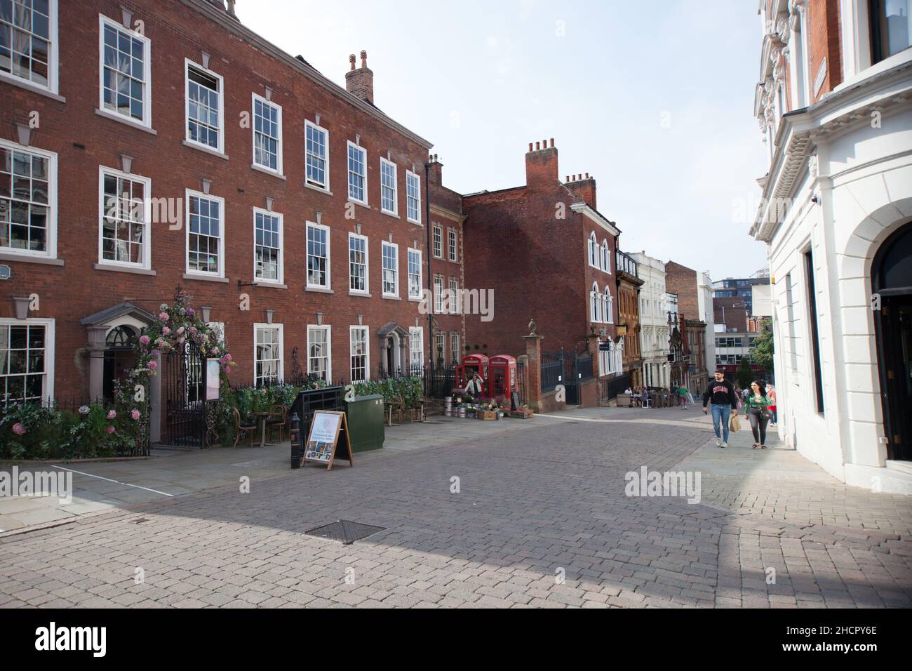 Views of Low Pavement in Nottingham in the UK Stock Photo - Alamy