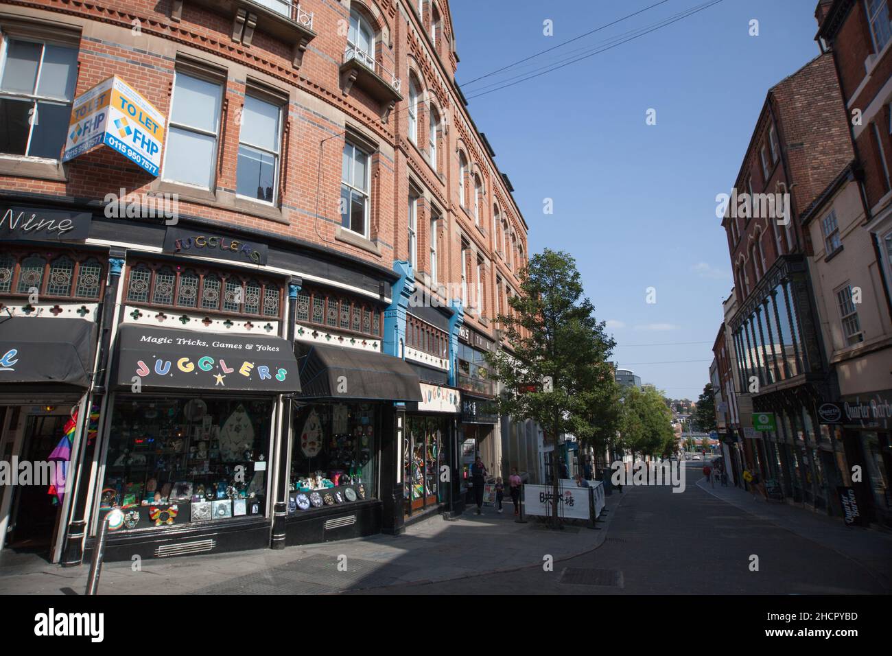 Views along Goose Gate in Nottingham in the UK Stock Photo - Alamy