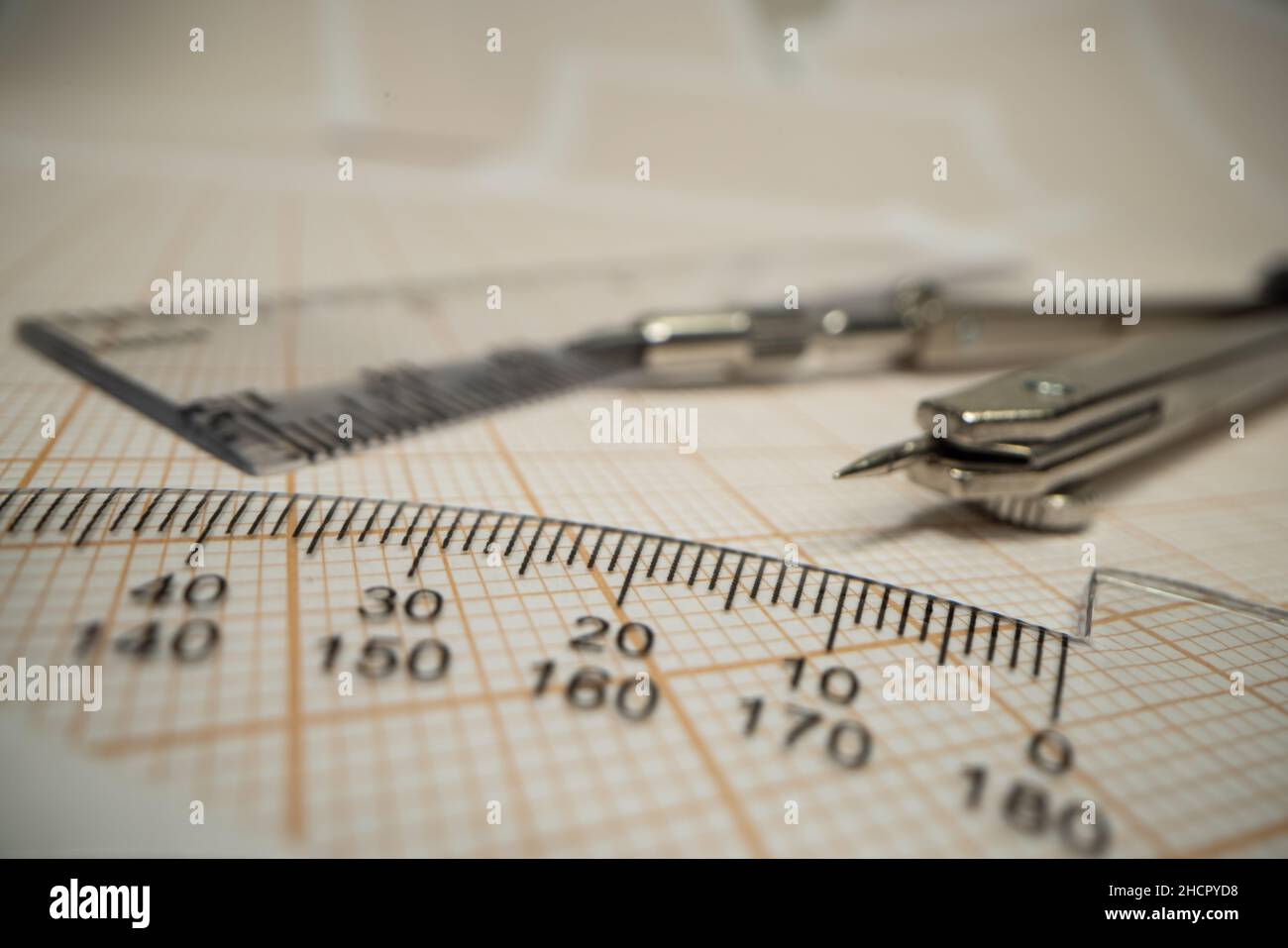 Math compass hi-res stock photography and images - Alamy