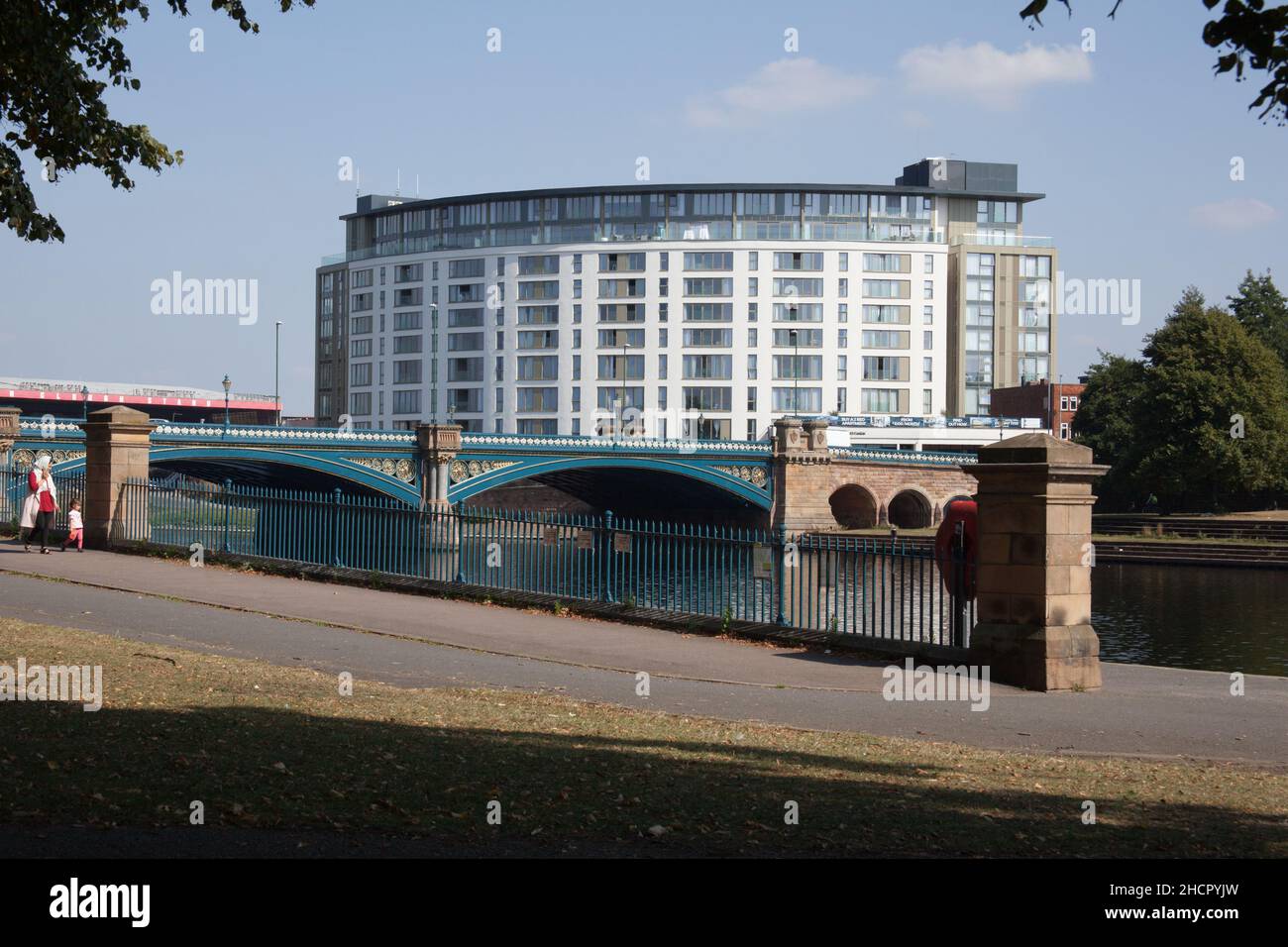 Trent Bridge over the River Trent in Nottingham in the UK Stock Photo ...