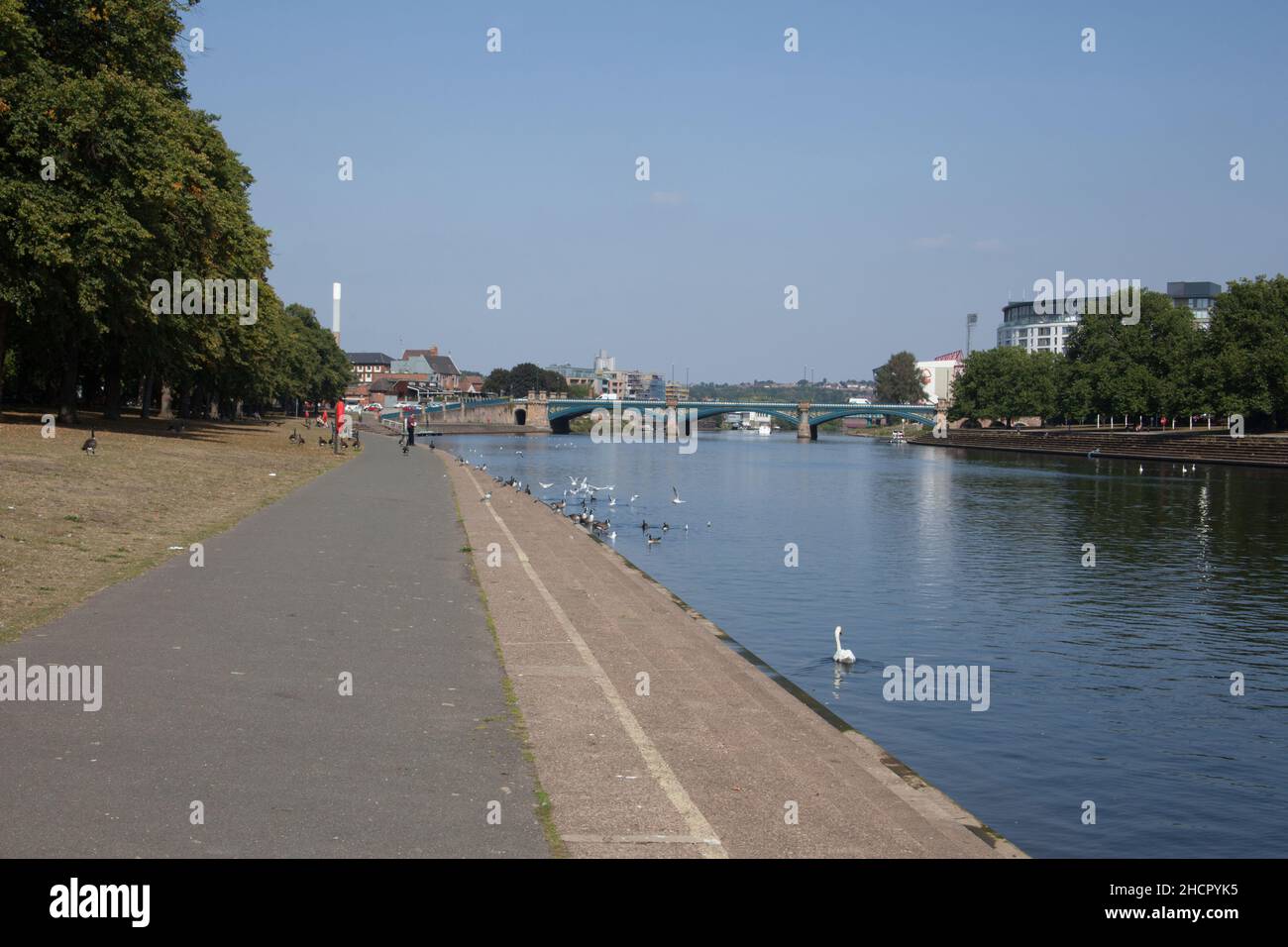 Trent Bridge over the River Trent in Nottingham in the UK Stock Photo ...