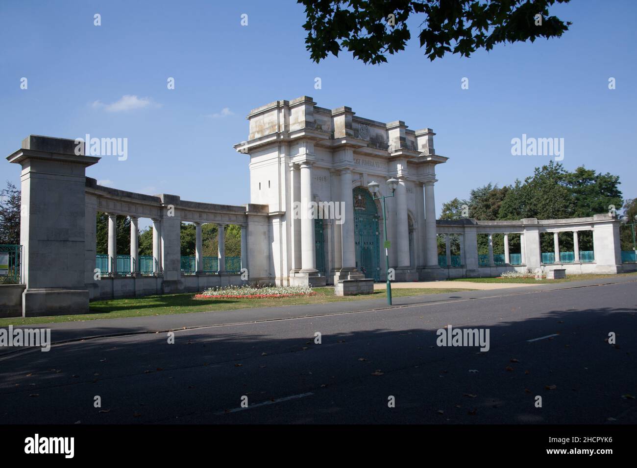 Nottingham War Memorial Gardens in Nottingham in the UK Stock Photo - Alamy