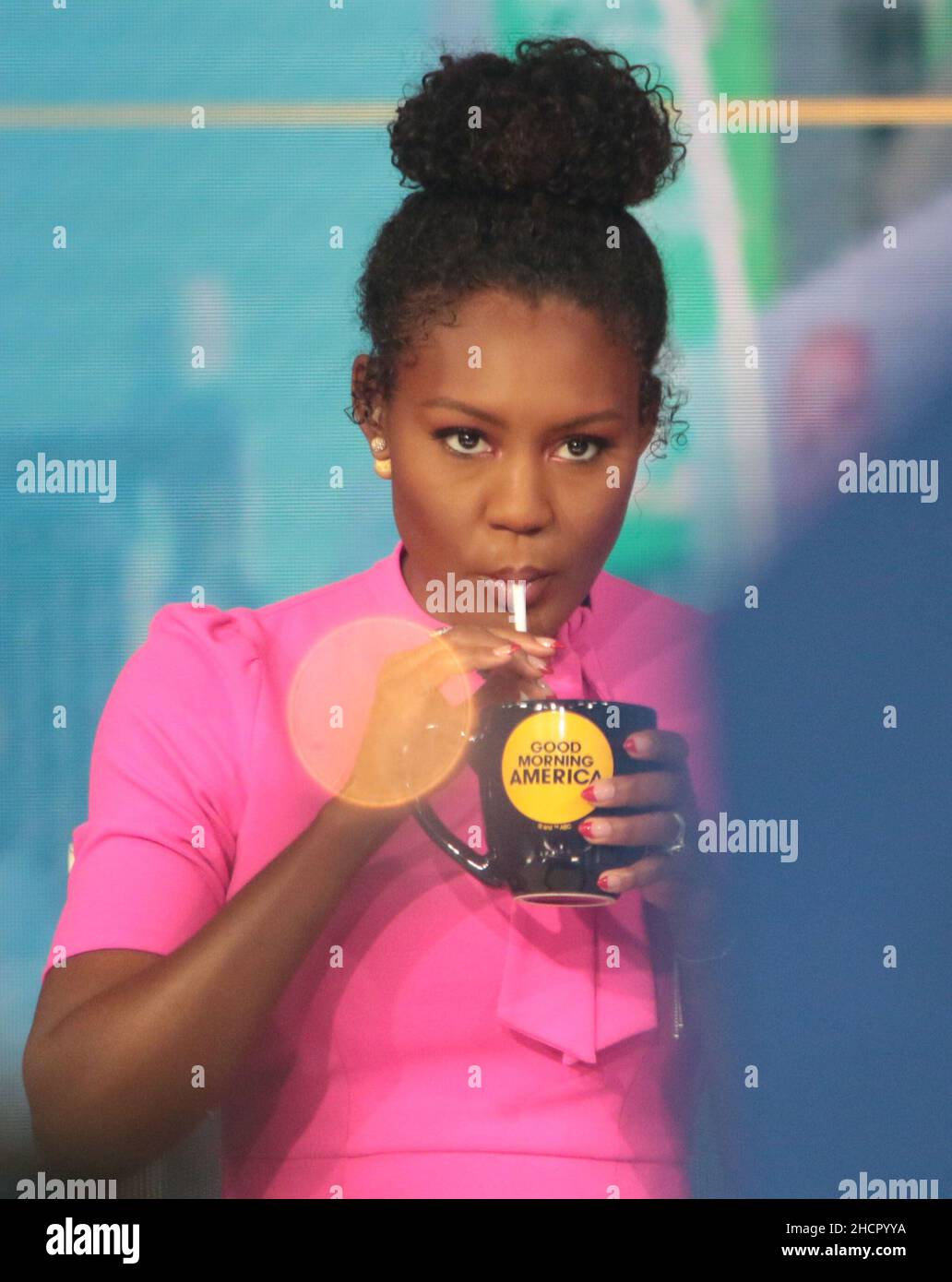New York, NY, USA. 30th Dec, 2021. Janai Norman on the set of Good ...