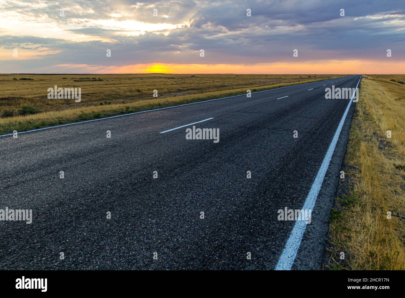 Russian steppe sunrise hi-res stock photography and images - Alamy