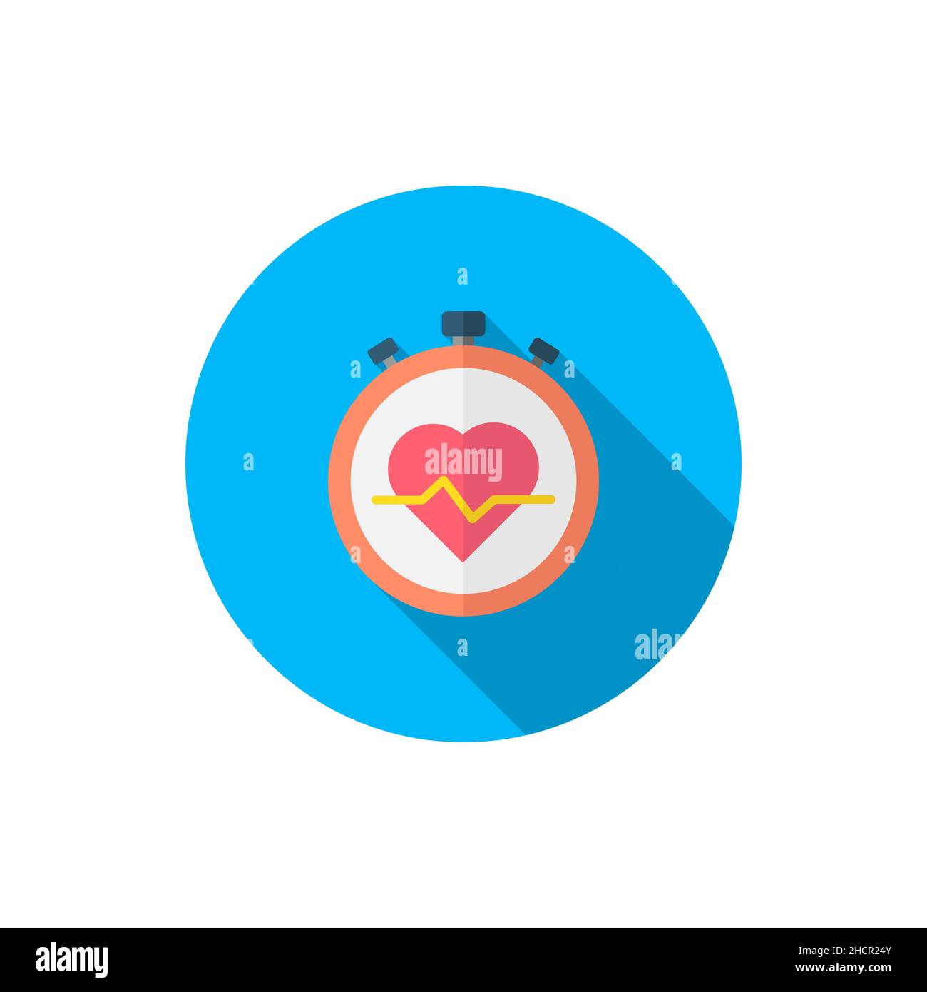 Heart rate meter Stock Vector Images - Alamy