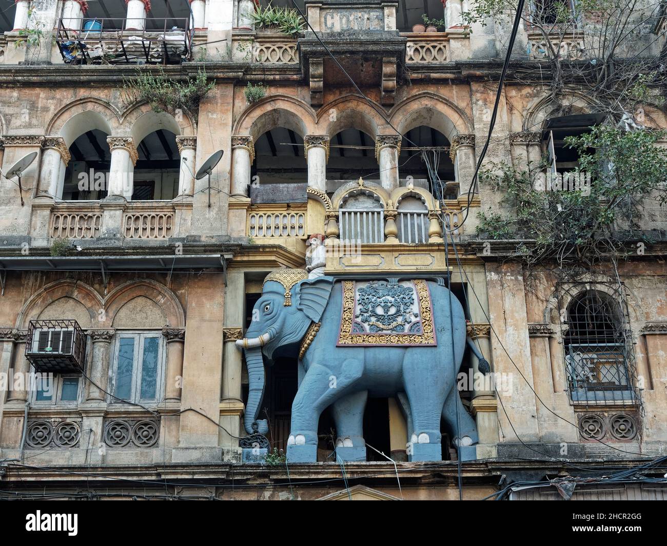 12 22 2021 Hathi building or Elephant building Bhangwadi Kalbadevi ...