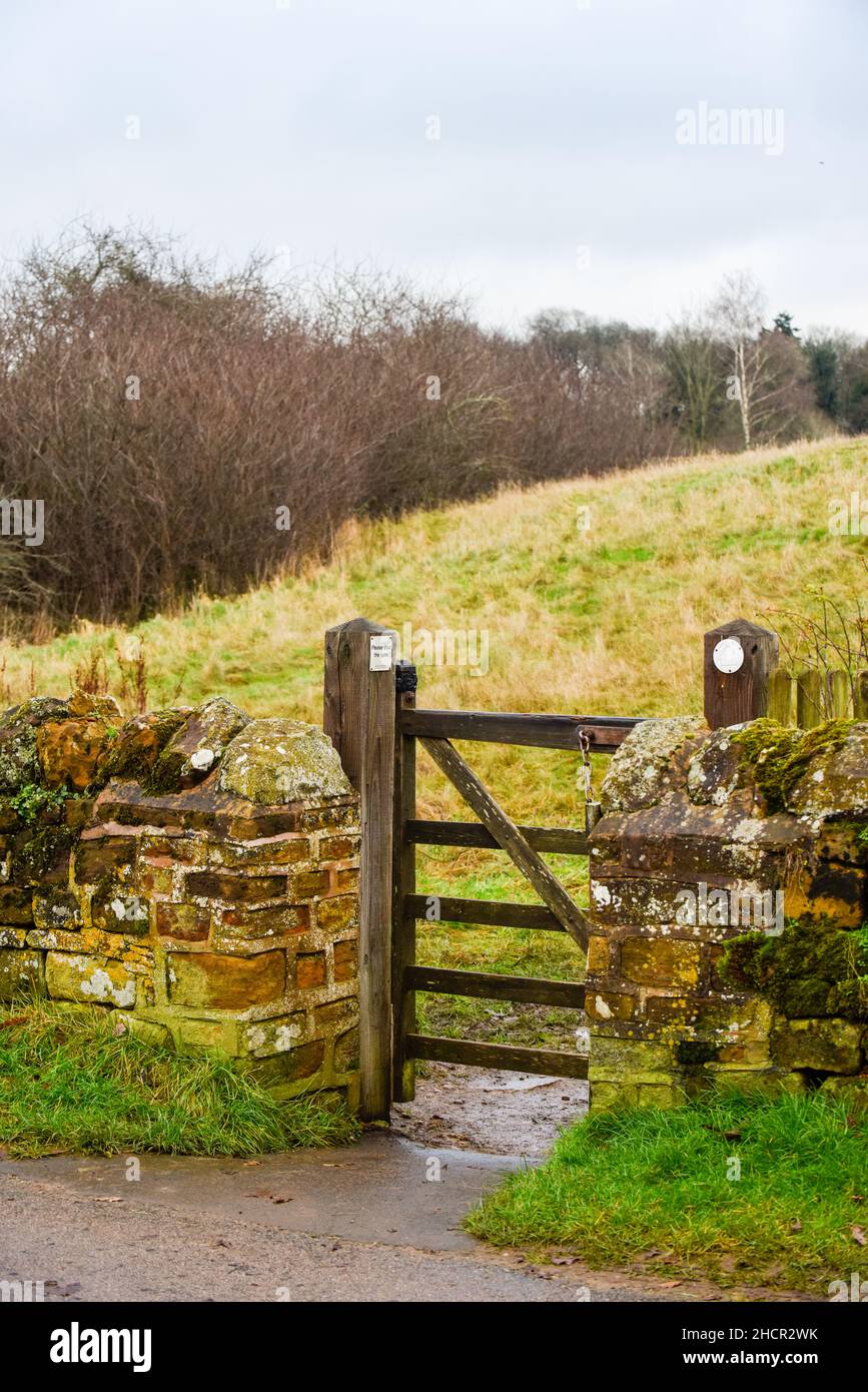 Scenic walking route in countryside location to get fresh air and ...