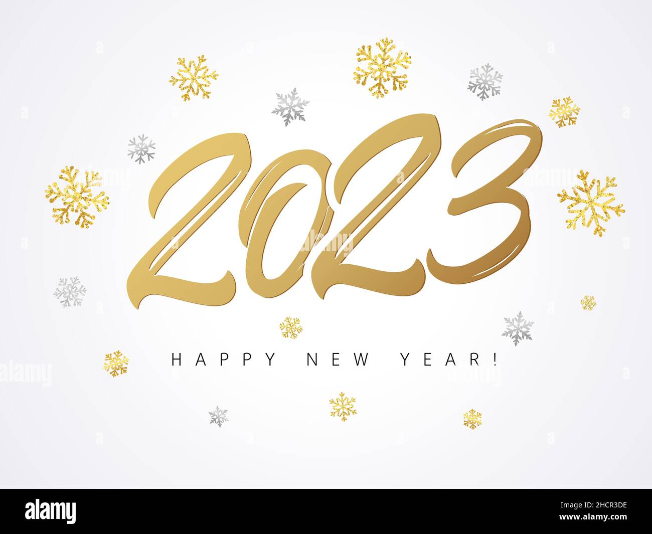 Happy New Year 2023 golden logo text design. Vector holiday ... Happy New Year 2023 golden logo text design. Vector holiday ...