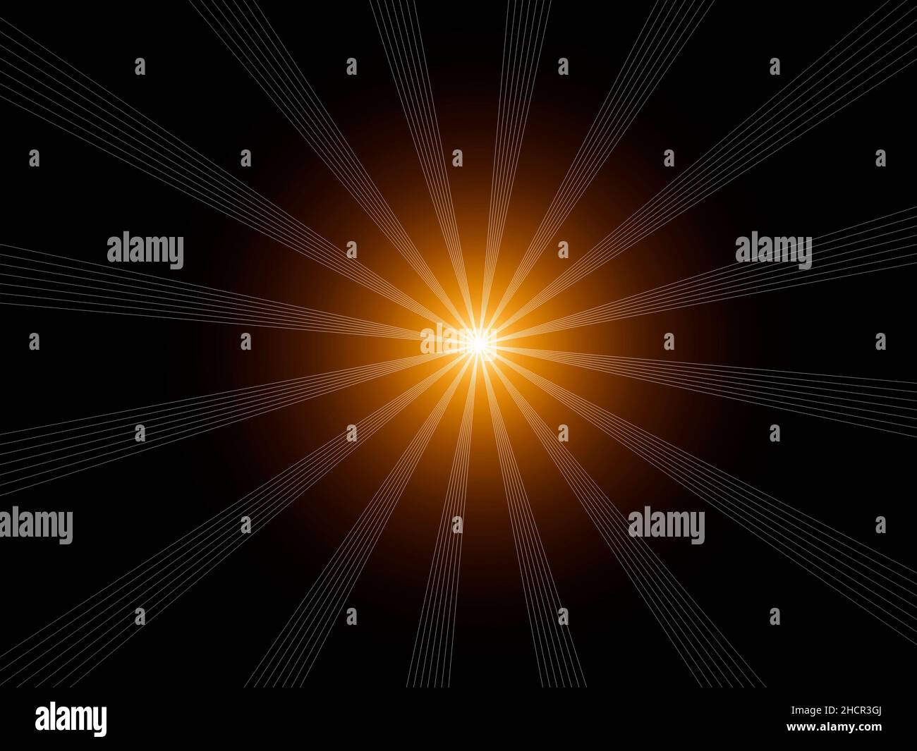 High quality optical lens flare on black background Stock Photo - Alamy