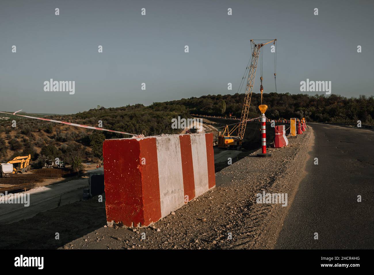 Sign Danger Symbols Construction Site High Resolution Stock Photography ...