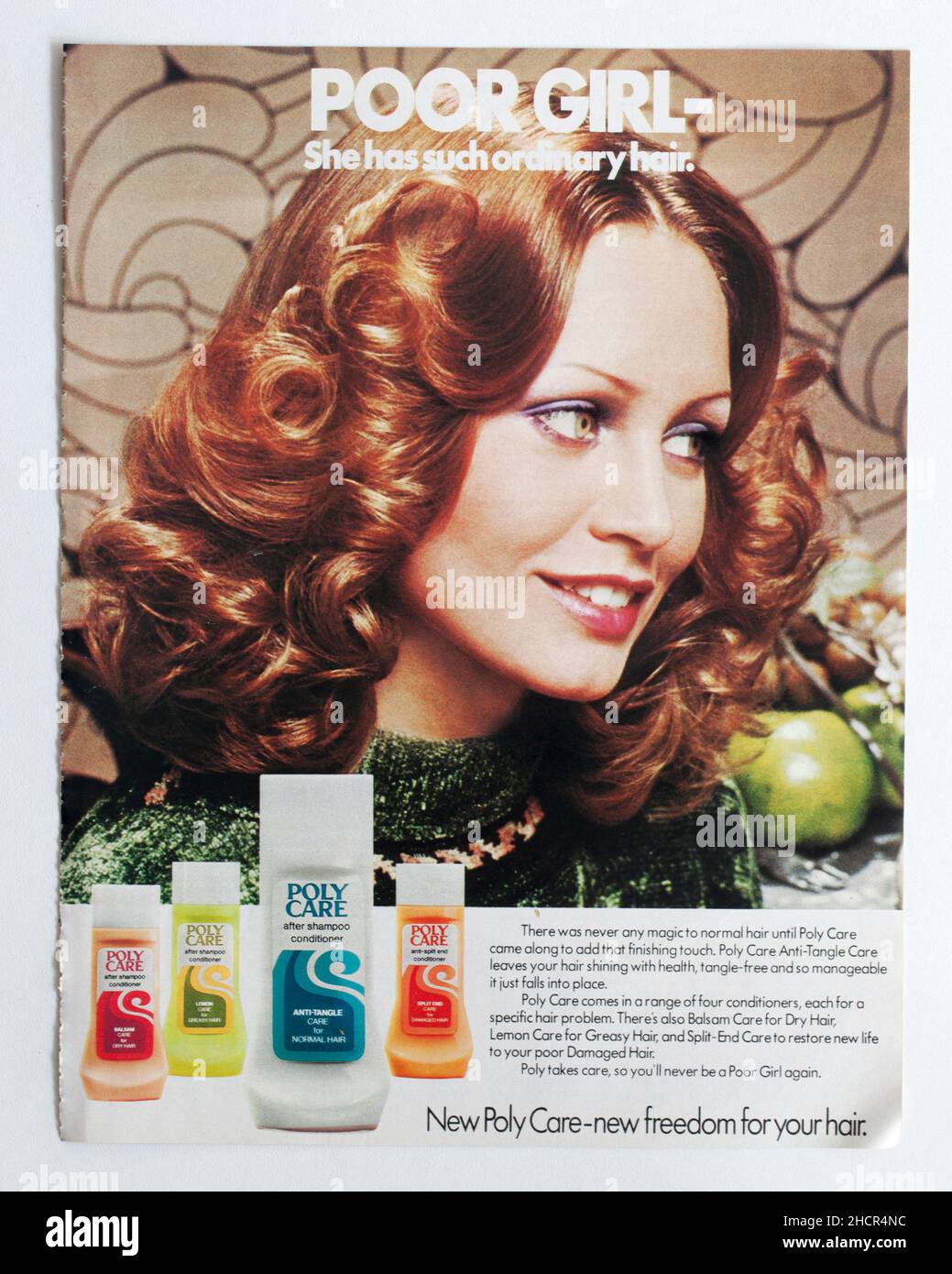 Advertising Page from 1970s edition of Cosmopolitan Magazine Stock ...
