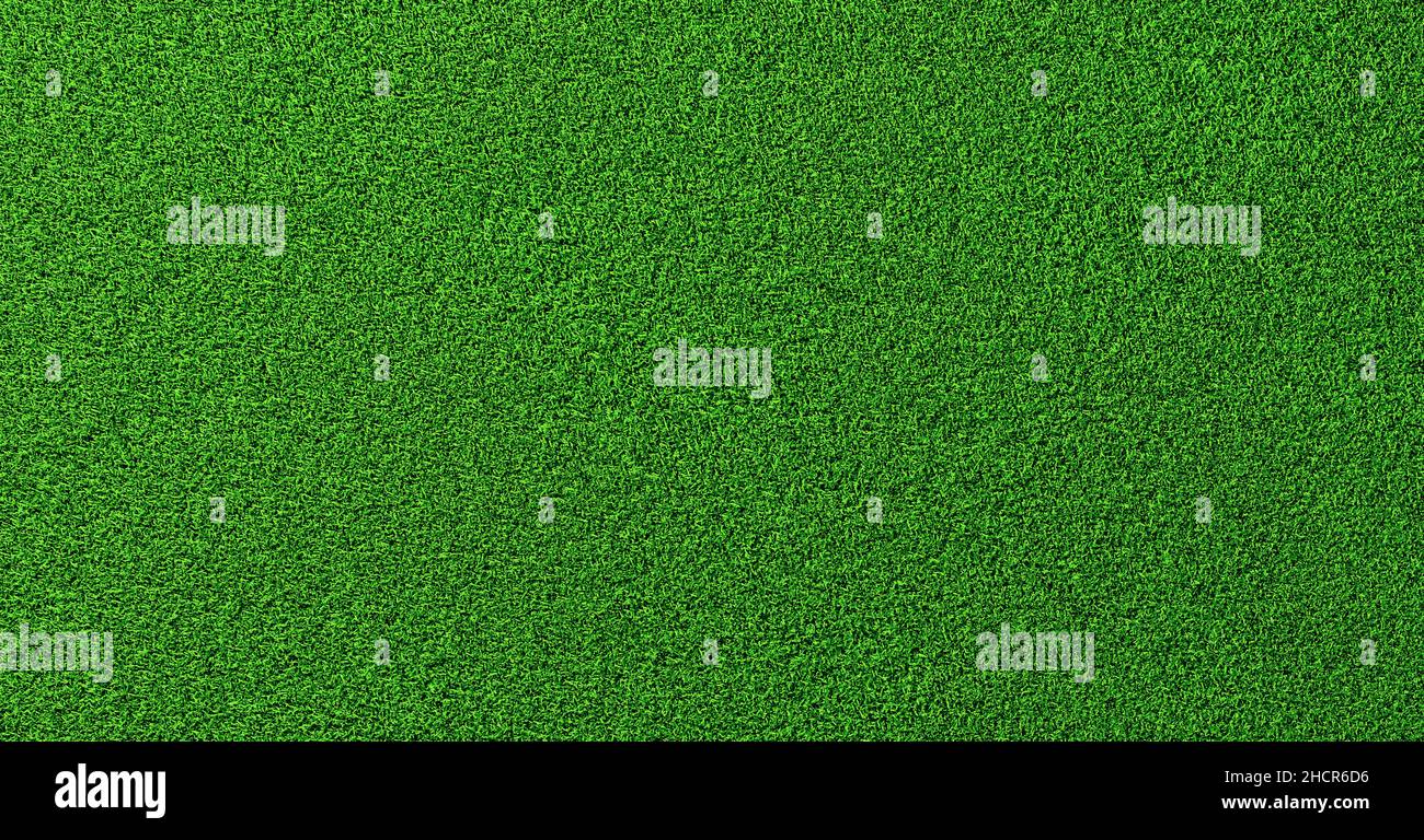 Detailed green grass lawn texture background seen from above Stock ...