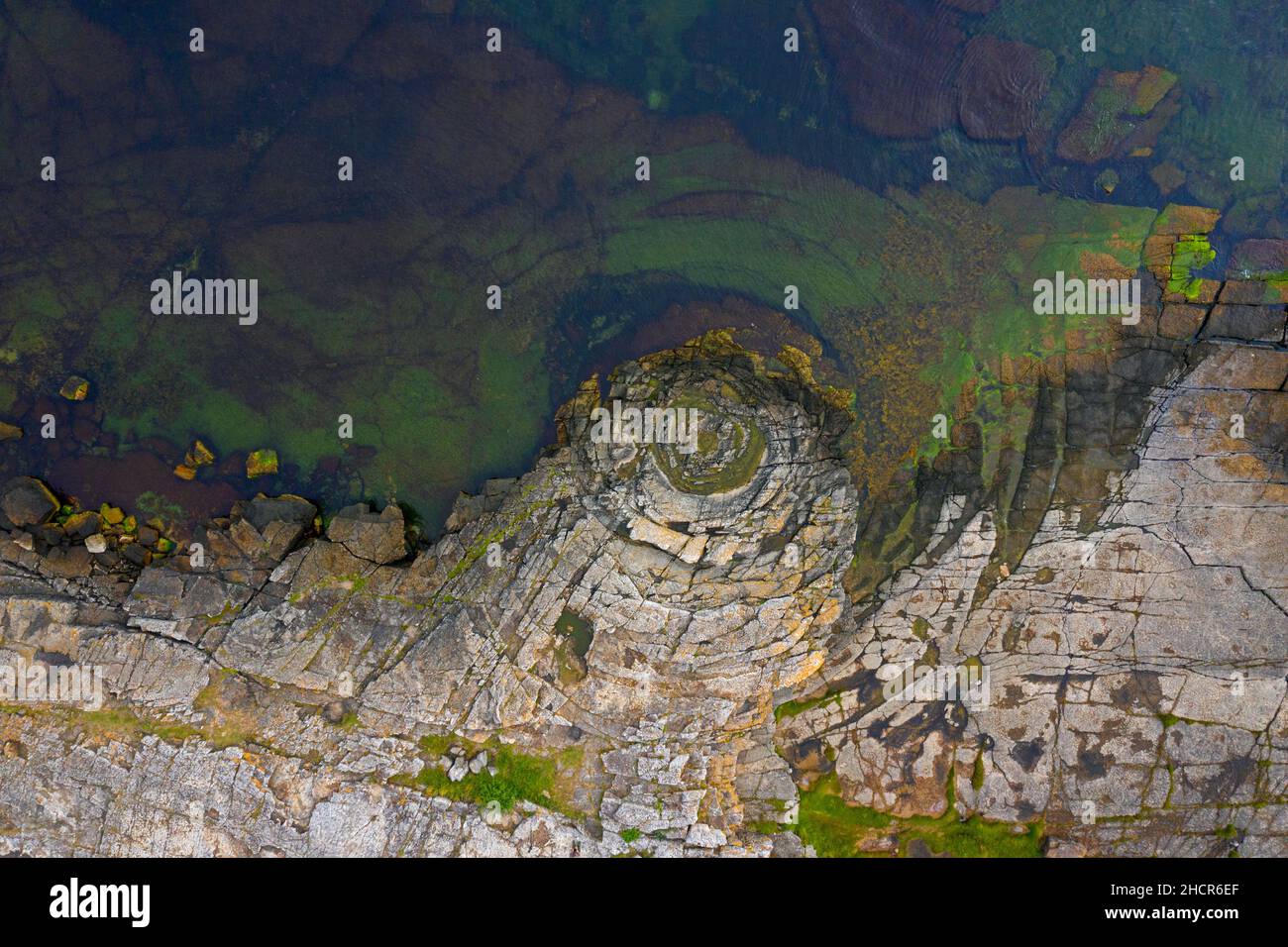 Prästens badkar / priest's bathtub, Cambrian fossil sand volcano ...