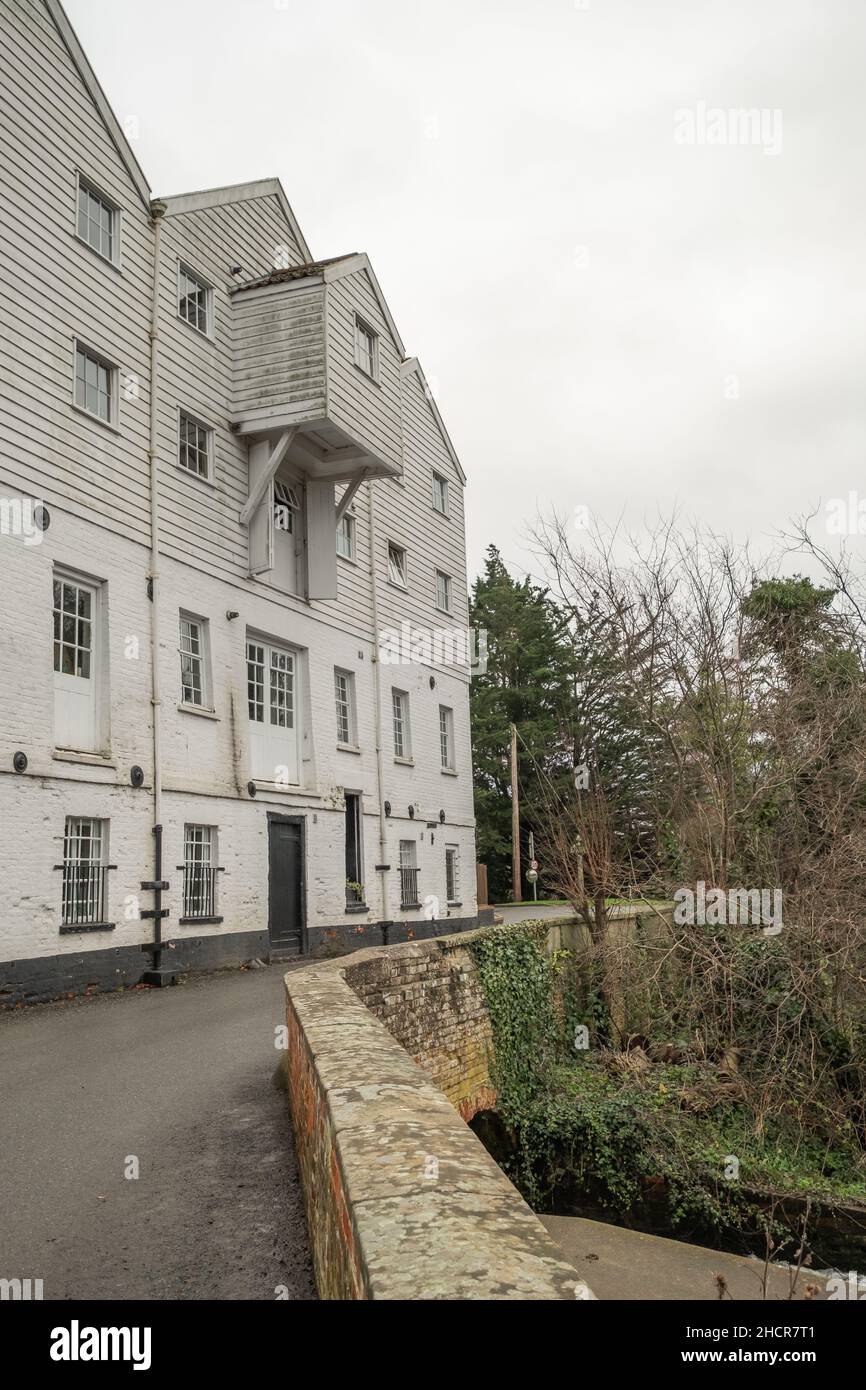 The historic Buxton Mill on the River Bure, Norfolk. This particular ...