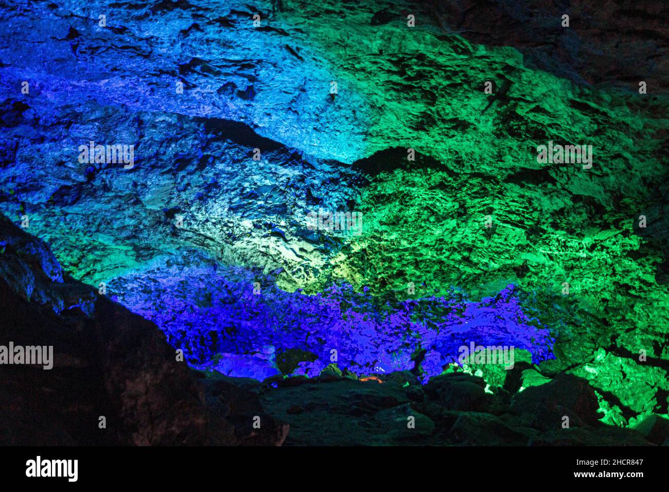 Interior of the Kungur ice cave, Russia Stock Photo - Alamy